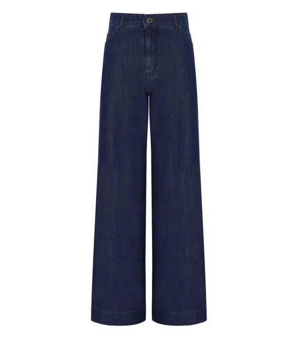 Max Mara Vega Dark Wide Leg Jeans