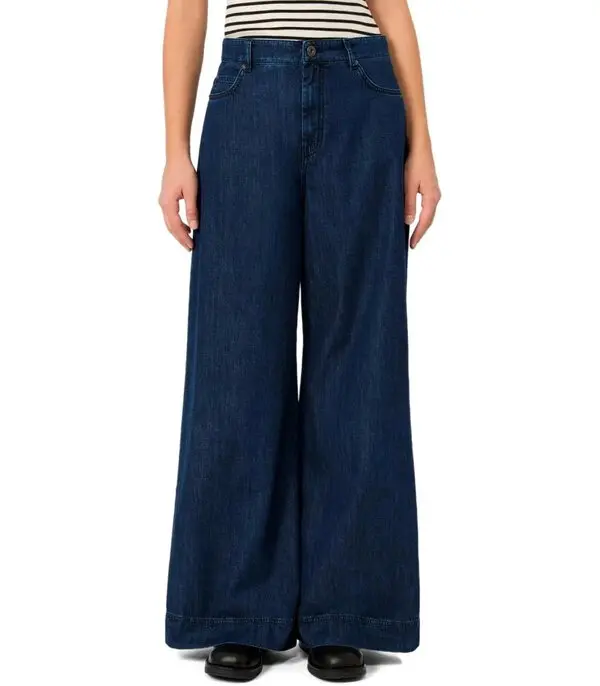 Max Mara Vega Dark Wide Leg Jeans