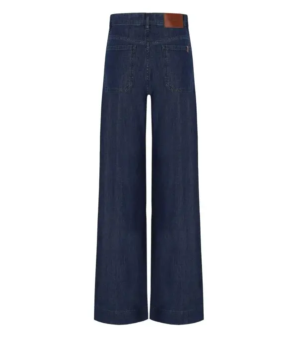 Max Mara Vega Dark Wide Leg Jeans