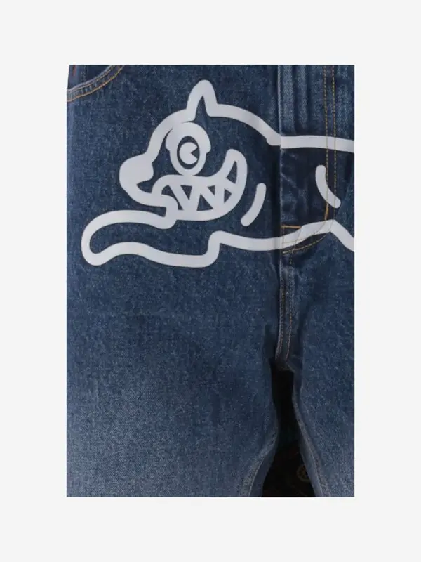 ICECREAM Cotton Jeans With Print