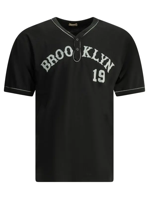 Whitesville Brooklyn 19' Baseball' Henley T Shirt