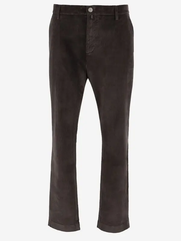 JACOB COHЁN Stretch Cotton Velvet Pants