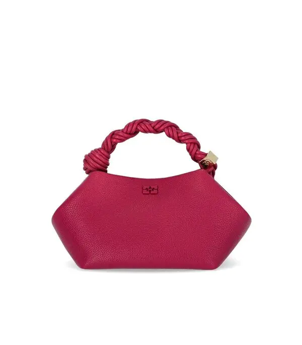 GANNI Bou Small Magenta Handbag - Fuchsia