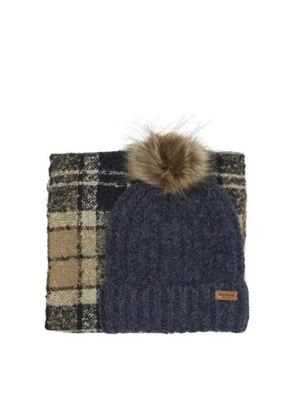 Barbour Saltburn' Scarf And Beanie Set