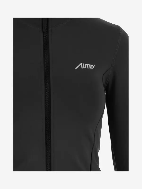 AUTRY Stretch Nylon Sweatshirt With Logo