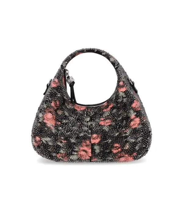 GANNI Mini Hobo Bag - Black