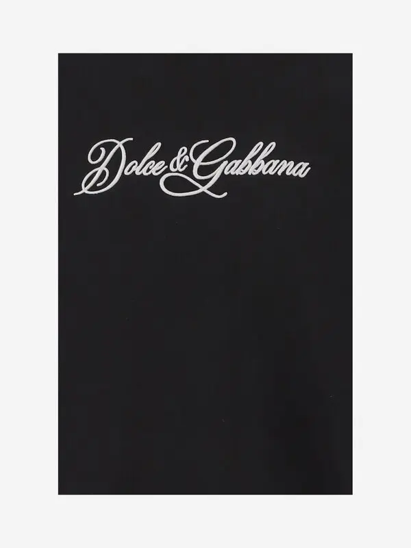 Dolce & Gabbana Cotton Sweatshirt With Logo Print