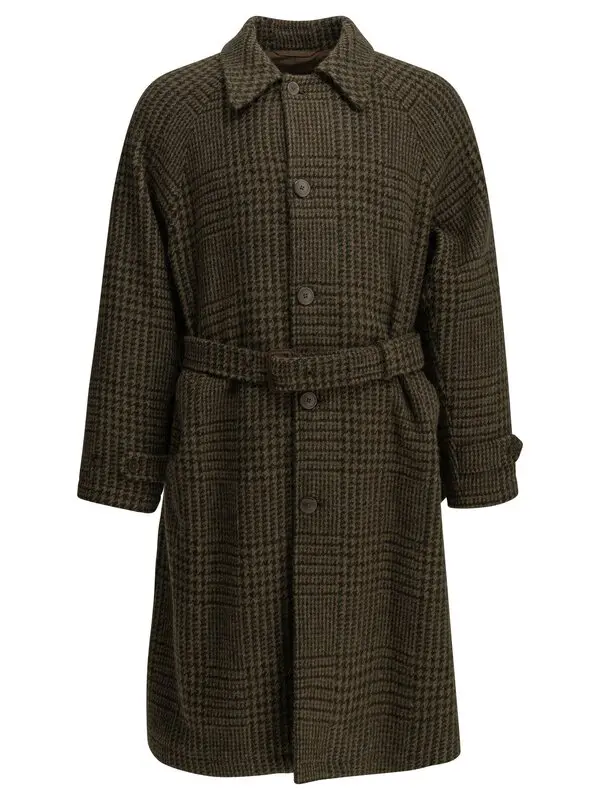 Polo Ralph Lauren Balmacaan' Long Coat - Brown