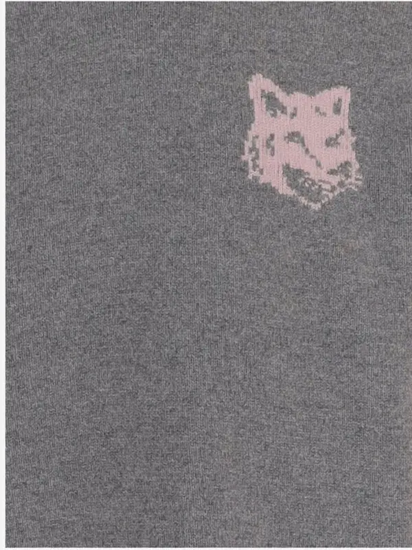 Maison Kitsuné Wool Sweater With Logo