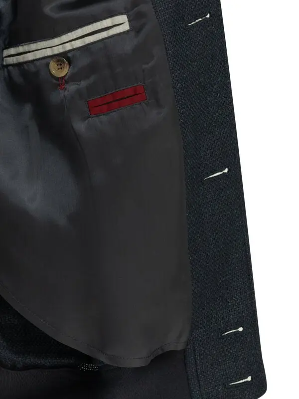 Brunello Cucinelli Lightweight Jacket Made Of A Silk Linen Blend