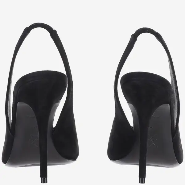 Amina Muaddi Suede Pumps