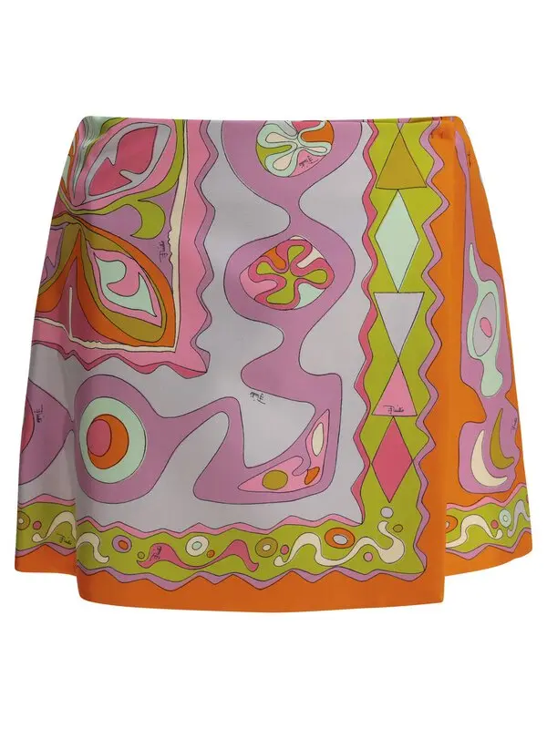 Emilio Pucci Angoli' Wrap Skirt