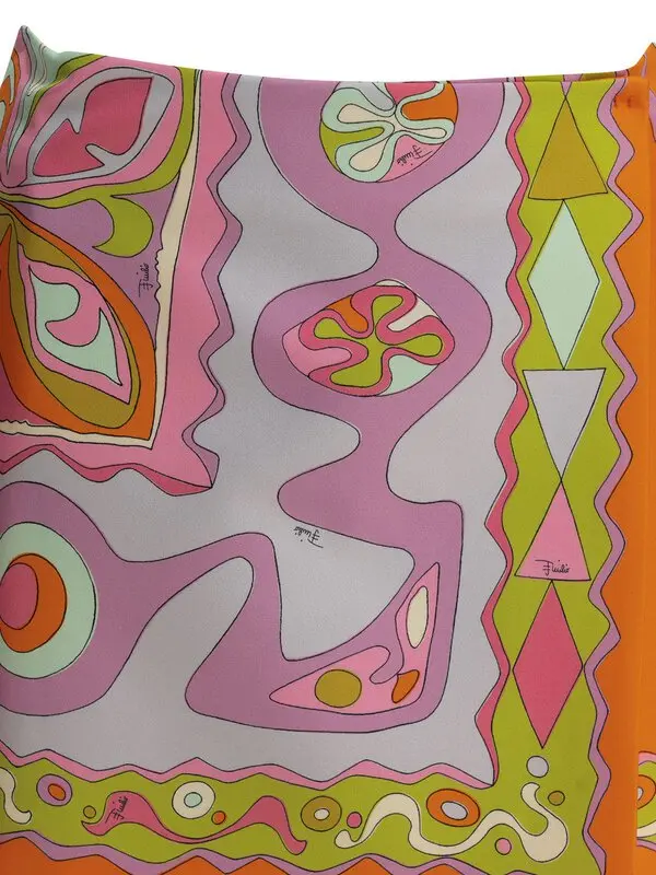 Emilio Pucci Angoli' Wrap Skirt