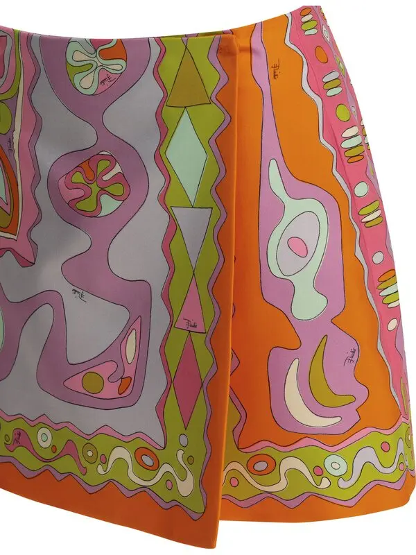 Emilio Pucci Angoli' Wrap Skirt