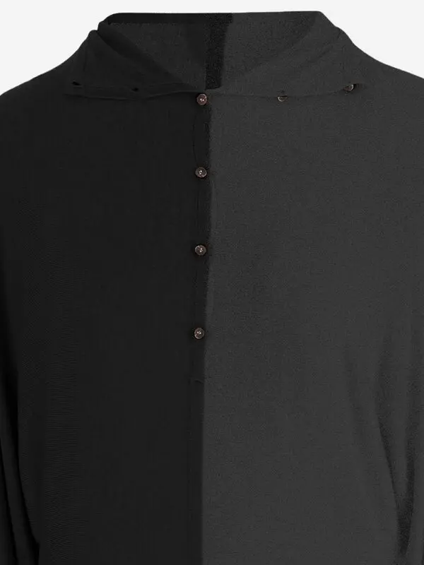 Jacquemus Diamond Patterned Knitted Polo Shirt