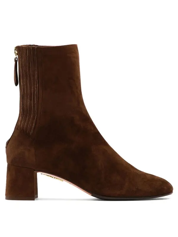 AQUAZZURA Saint Honore 50 Mm' Ankle Boots With Zipper