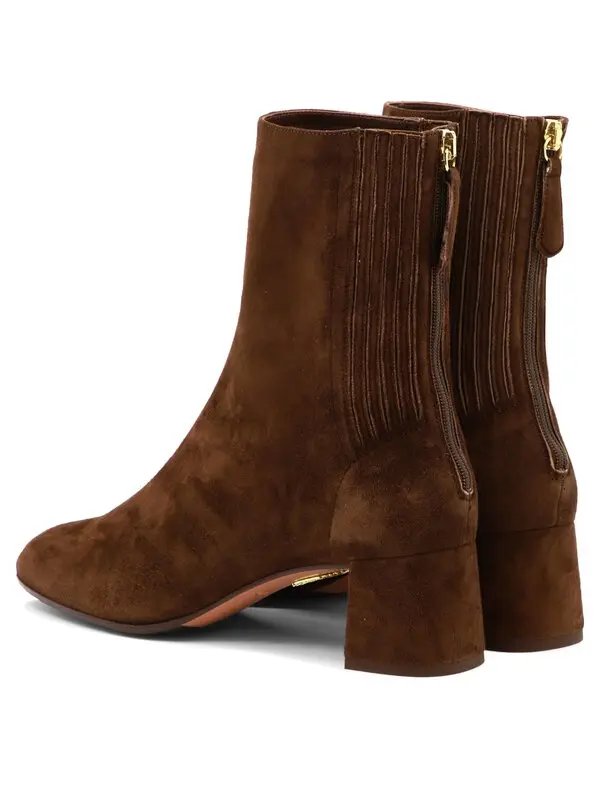 AQUAZZURA Saint Honore 50 Mm' Ankle Boots With Zipper
