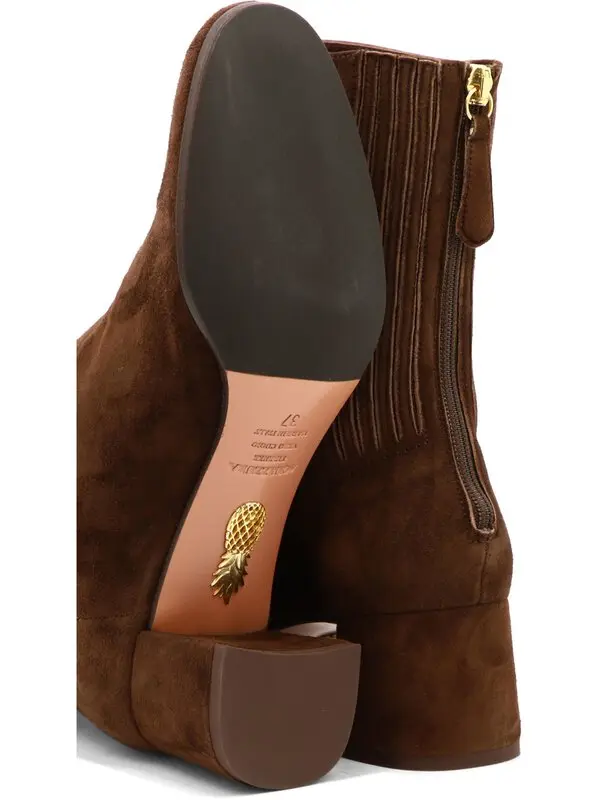 AQUAZZURA Saint Honore 50 Mm' Ankle Boots With Zipper