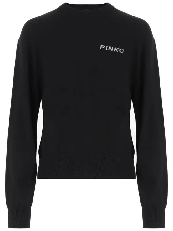 Pinko Wool Sweater With Logo