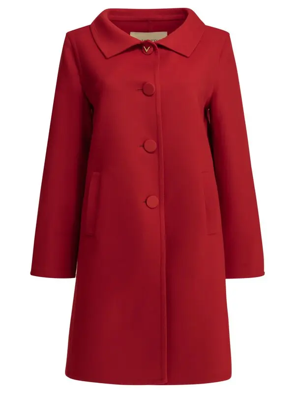 Valentino Garavani Long Wool And Cashmere Coat