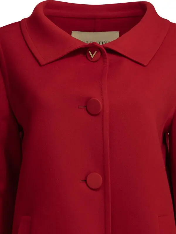 Valentino Garavani Long Wool And Cashmere Coat