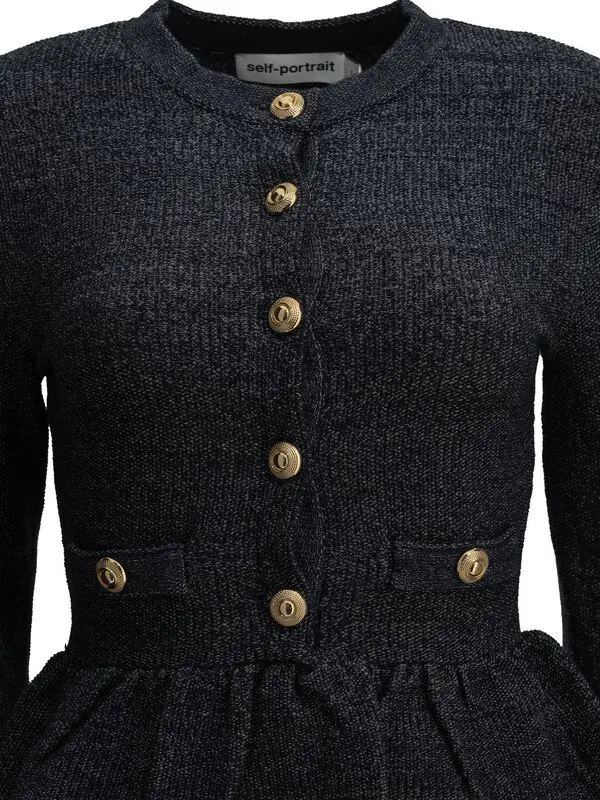 SELF-PORTRAIT Short Knit Dress