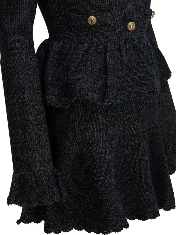 SELF-PORTRAIT Short Knit Dress