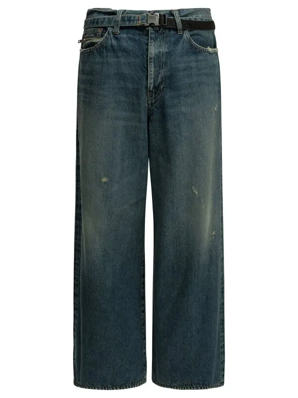 Sacai Beyondexx' Wide Leg Jeans