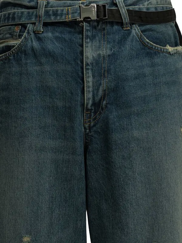 Sacai Beyondexx' Wide Leg Jeans
