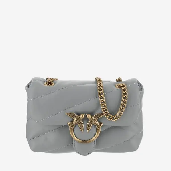 Pinko Love Baby Puff Shoulder Bag - Grey