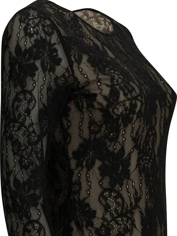 Zimmermann Lace Bodysuit - Black