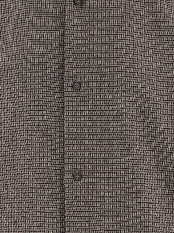 DARKPARK Checked Stretch Viscose Blend Shirt