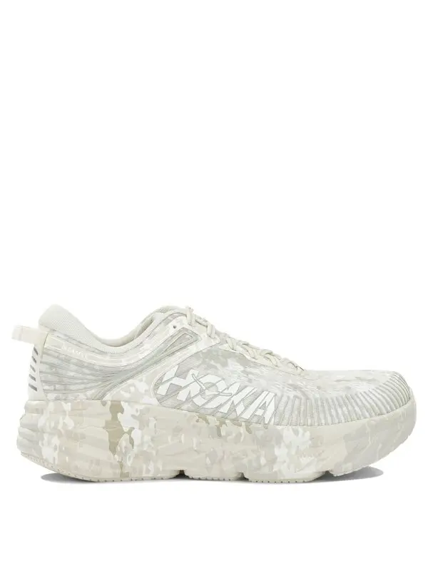 HOKA® Bondi 7 Beams' Low Top Sneakers - Beige