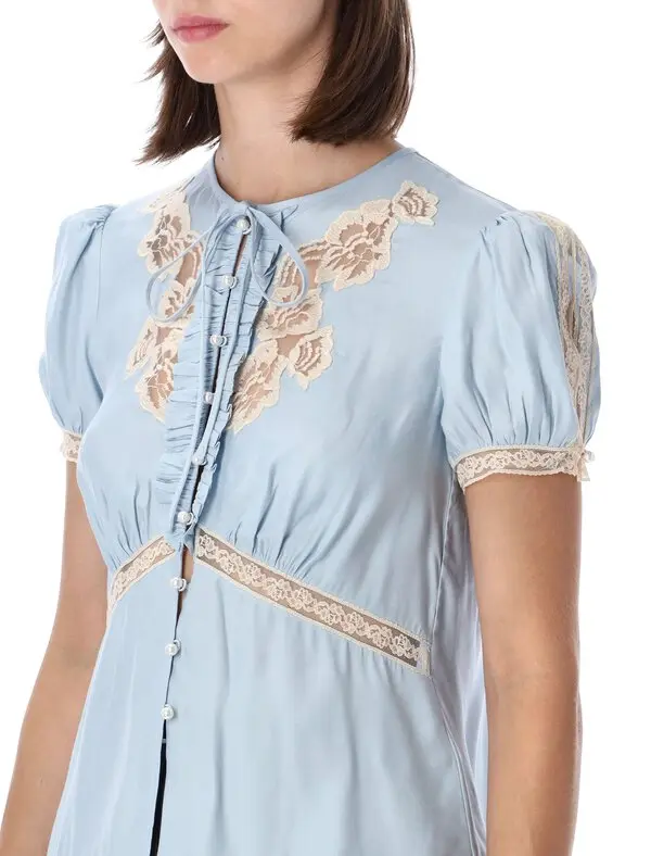 SELF-PORTRAIT Top - Blu