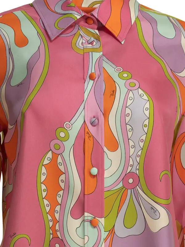 Emilio Pucci Orchidee' Casual Shirt