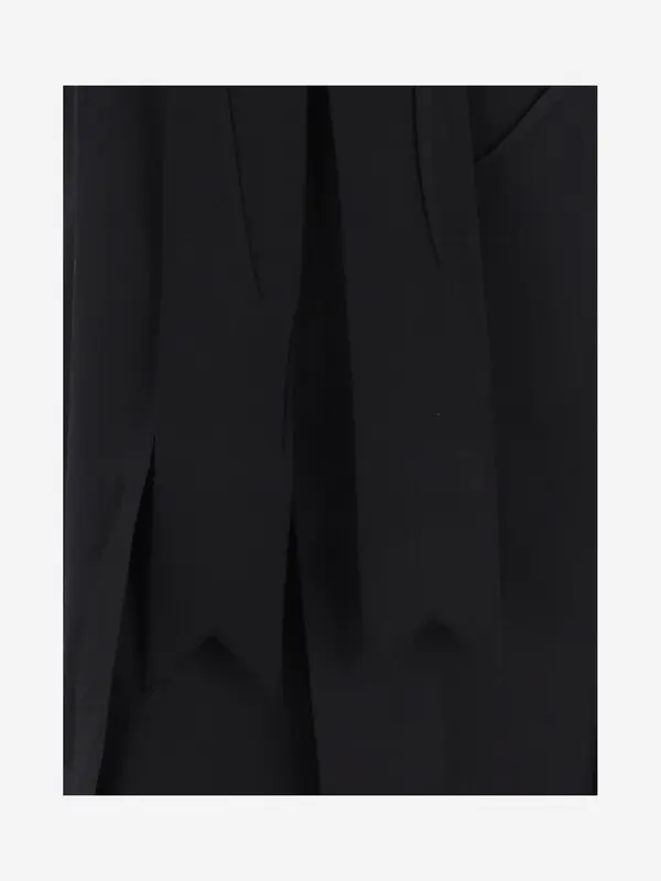 ALAINPAUL Acetate Blend Dress With Bow