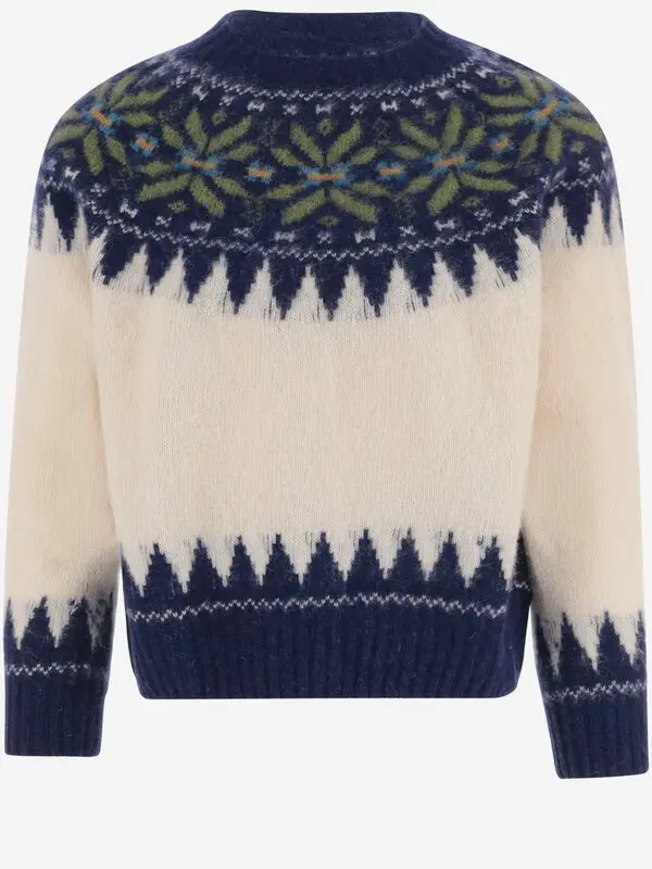Howlin' Wool Sweater With Jacquard Pattern