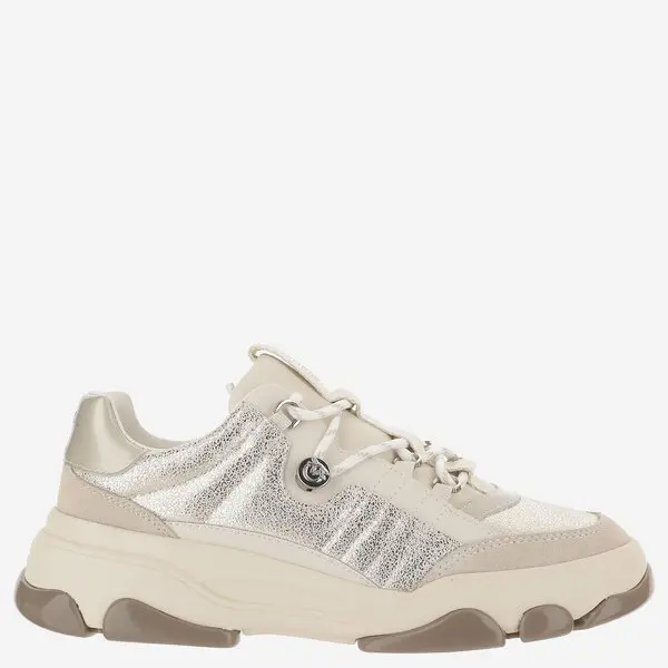 Pinko Athena Leather Sneakers With Logo