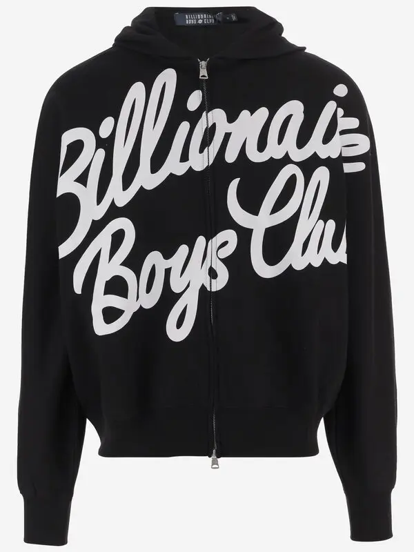 BILLIONAIRE Cotton Hoodie With Logo
