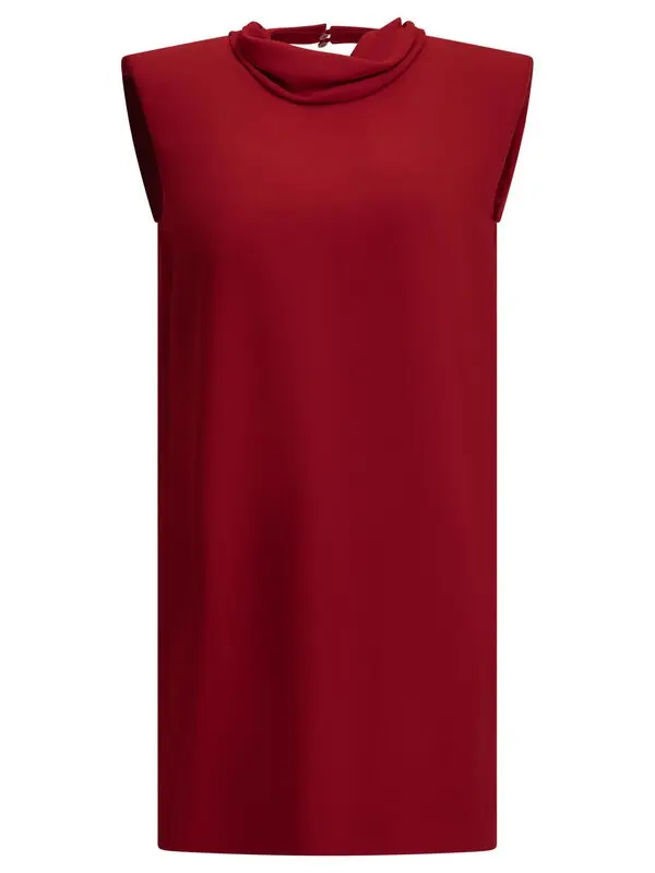 Valentino Garavani Cady Couture' Short Dress - Red