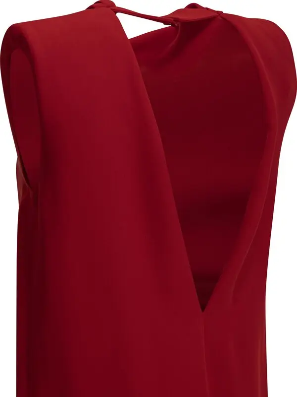 Valentino Garavani Cady Couture' Short Dress - Red