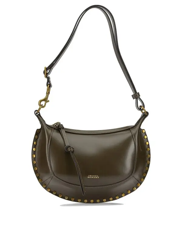 Isabel Marant Étoile Oskan Moon' Small Shoulder Bag - Green