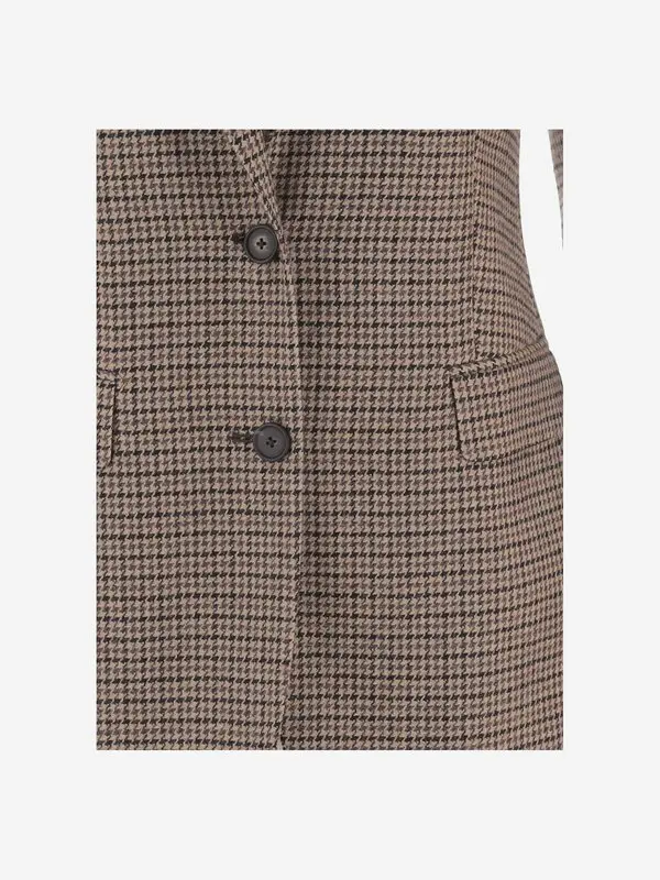 Tagliatore Single Breasted Wool Jacket