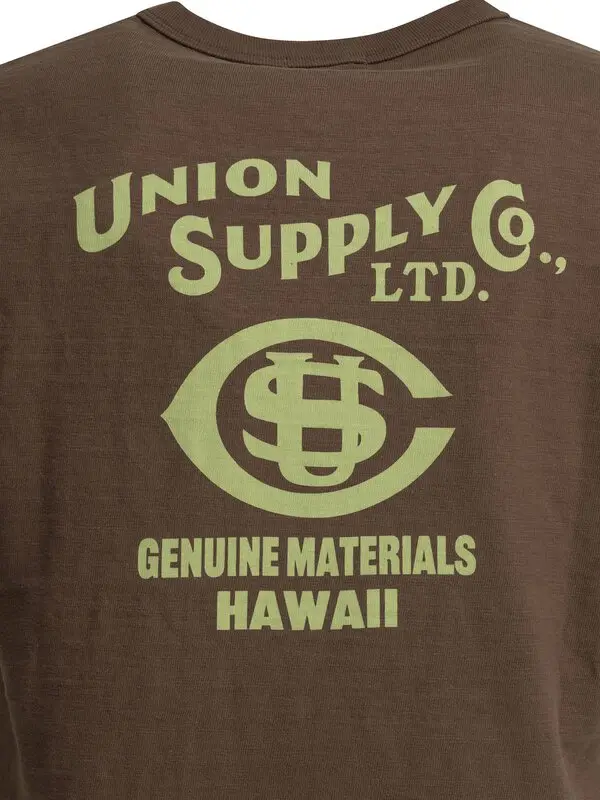 SUN SURF Crewneck T Shirt With Logo