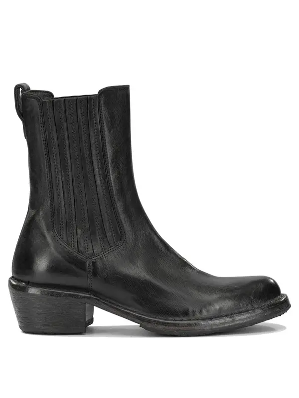 Moma Dallas 50mm' Cowboy Boots - Black