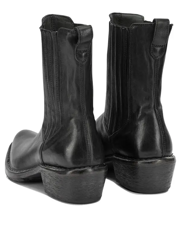 Moma Dallas 50mm' Cowboy Boots - Black