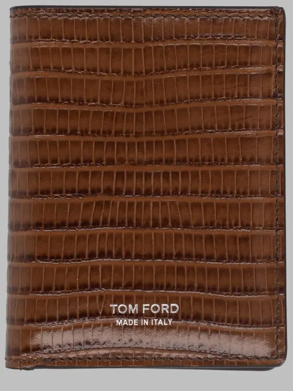 TOM FORD Portacarte Pieghevole 't Line Classic