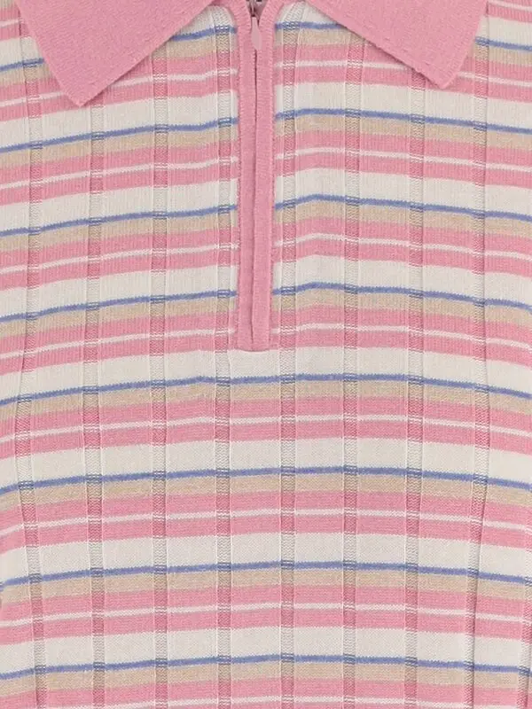 Guest In Residence Striped Silk And Linen Sweater