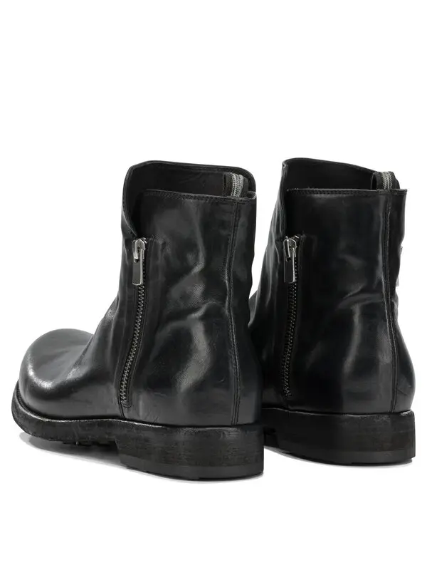 Officine Creative Bulla Dd' Ankle Boots With Zipper