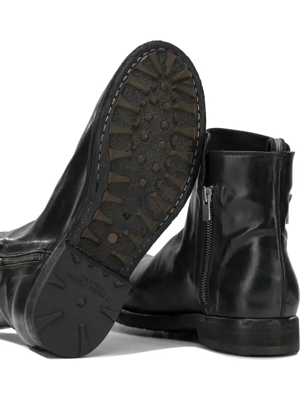 Officine Creative Bulla Dd' Ankle Boots With Zipper